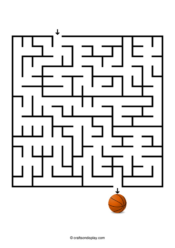 Intermediate mazes (ages 7-9) - Crafts on display