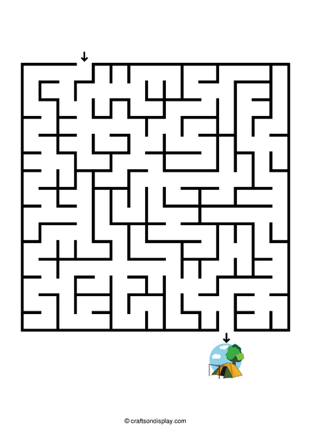 Intermediate mazes (ages 7-9) - Crafts on display