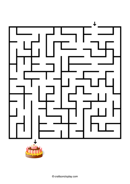 Intermediate mazes (ages 7-9) - Crafts on display