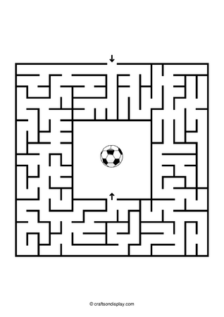 Intermediate mazes (ages 7-9) - Crafts on display