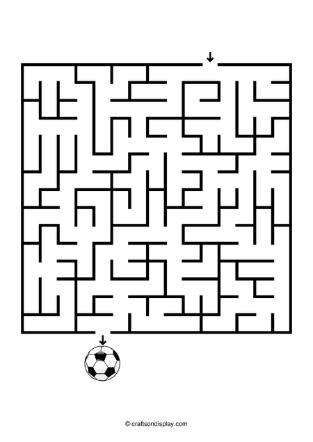 Intermediate mazes (ages 7-9) - Crafts on display