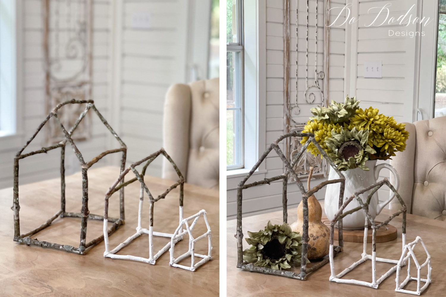 DIY twig house tutorial - Crafts on display
