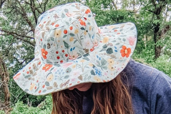 Bucket hat sewing pattern - free PDF in 9 sizes - Crafts on display