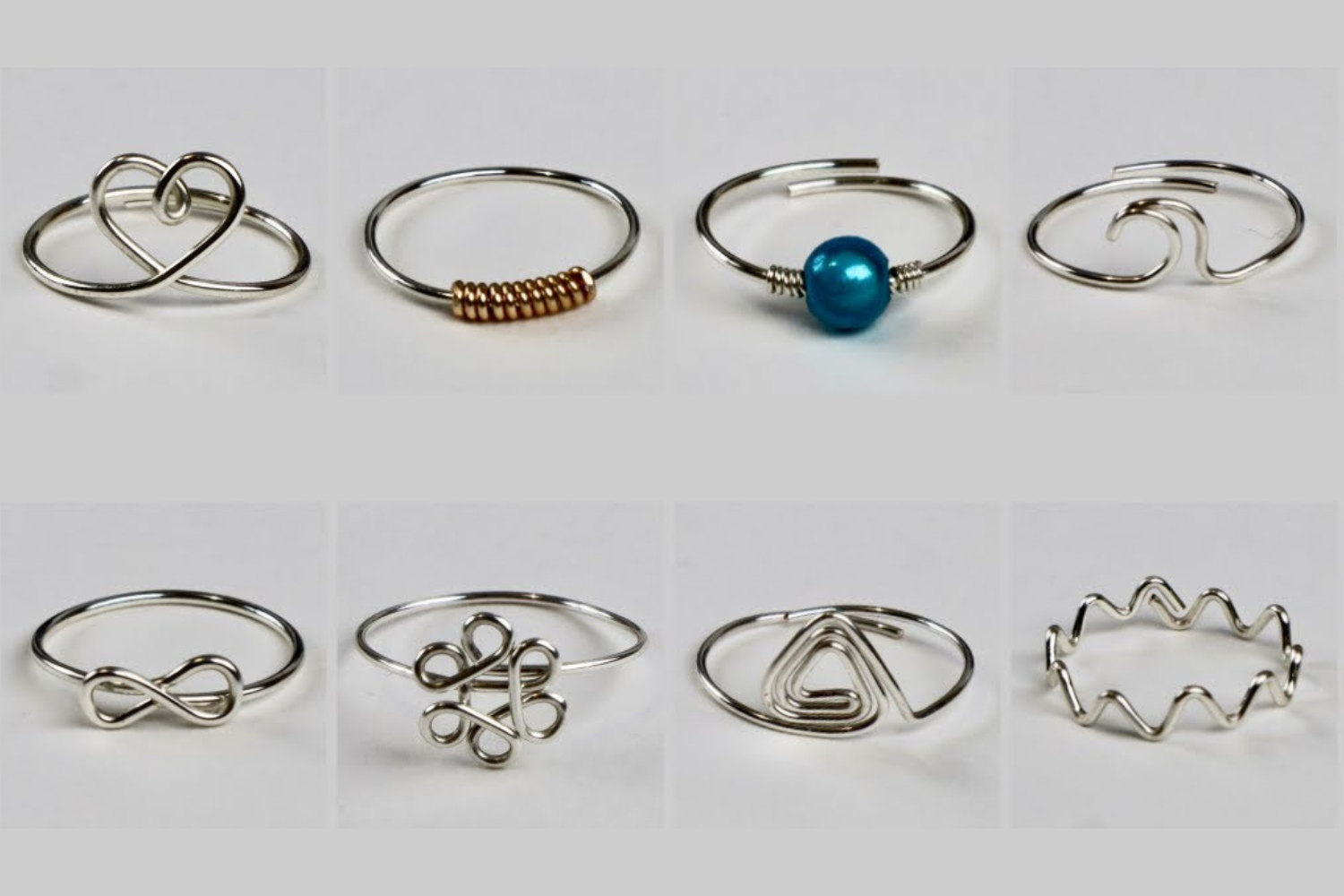 How to make DIY wire rings - simple jewelry ideas to sell - Crafts on ...