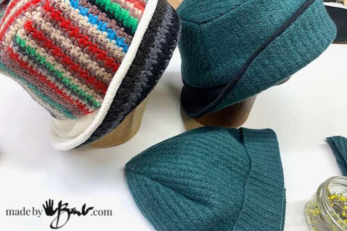 Design and sew your own cozy wool hat (6 pattern ideas) - Crafts on display