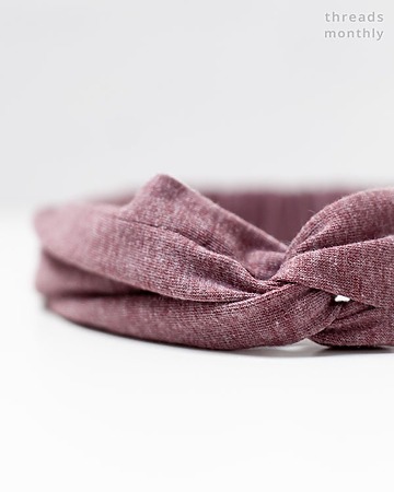 Free twisted turban headband pattern - Crafts on display