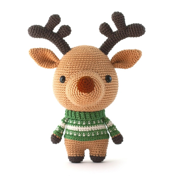 Reindeer amigurumi - free pattern - Crafts on display