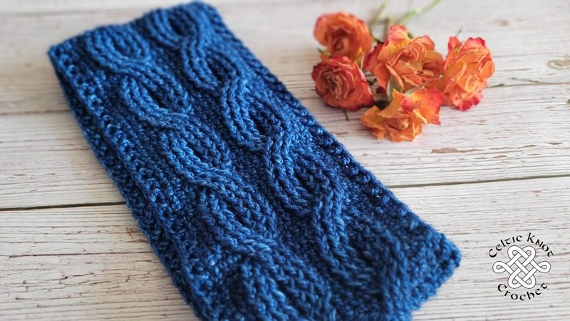 Free crochet cable headband pattern - Crafts on display