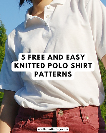 5 free and easy knitted polo shirt patterns - Crafts on display