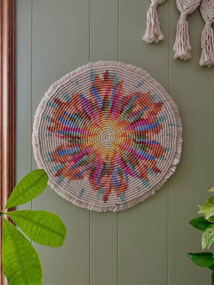 Round Macrame Wall Hanging