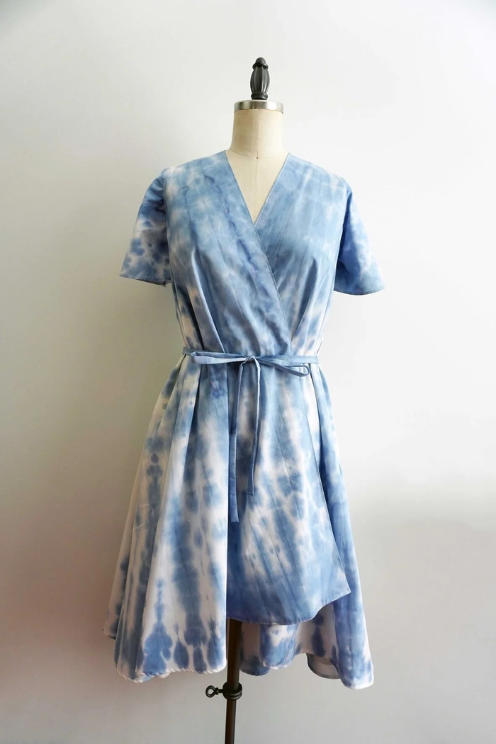 15 free wrap dress sewing patterns for beginners - Crafts on display